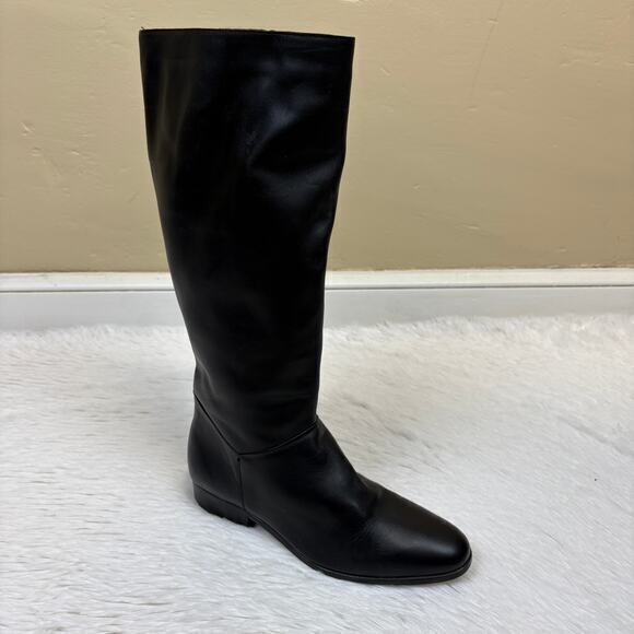 Naturalizer | Shoes | Naturalizer Vintage Tall Black Leather Heeled ...